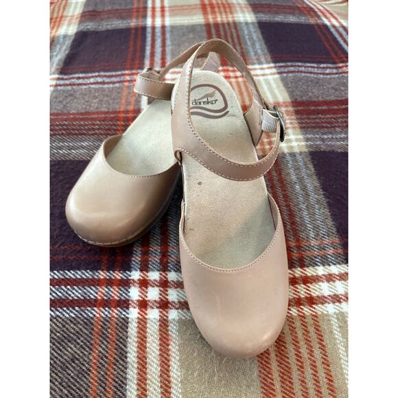 Dansko | Shoes | Dansko Sam Closed Toe Mary Jane Clogs Scandi Girl ...